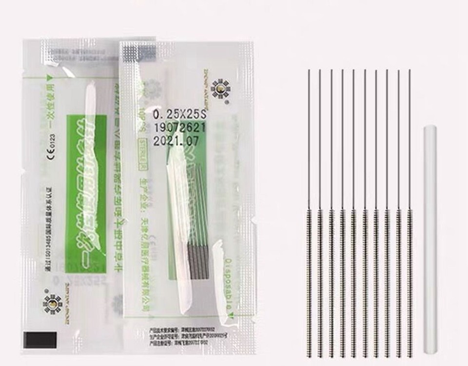 Acupuncture Spring Needles 500 w/Guide Tube zhongyantaihe Massage ...