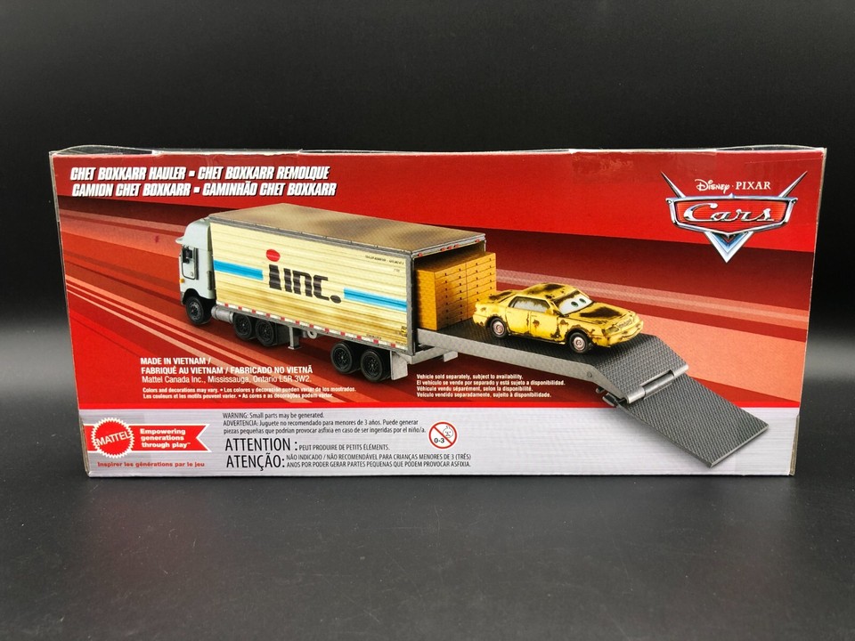 Disney Pixar Cars Chet Boxkaar Hauler 2025 Truck Stop Semi Cab Trailer ...