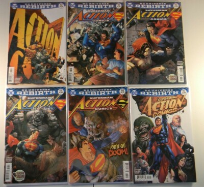 Superman Action Comics 957 to 967 969 to 979 22 comic lot NM FREE ...