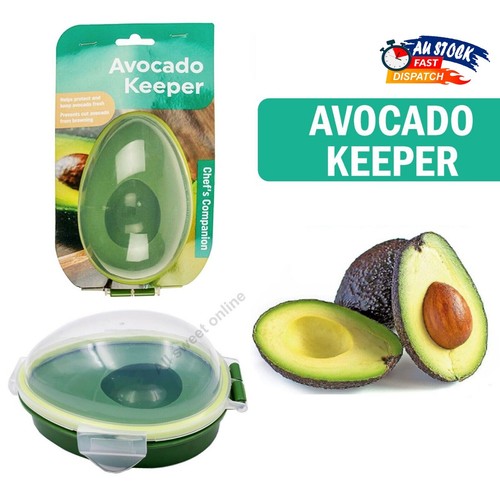 Avocado Keeper Saver Food Storage Container Stay Fresh Leftover Avocado ...