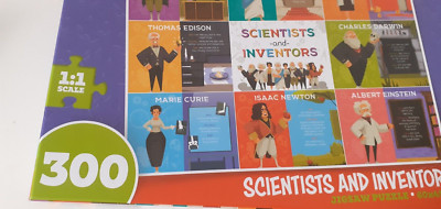 300 pieces Scientists and Inventors Puzzle Game puzzles for 7 years ...
