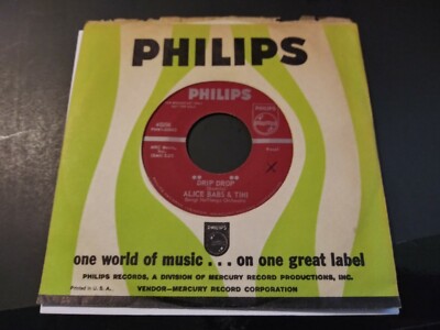Alice Babs & Tini - Drop Drop VG++ Original Promo 45 Philips 30206 ...