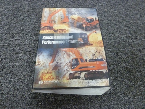 Daewoo Solar 010 015 030 035 55-V Excavators Shop Service ...