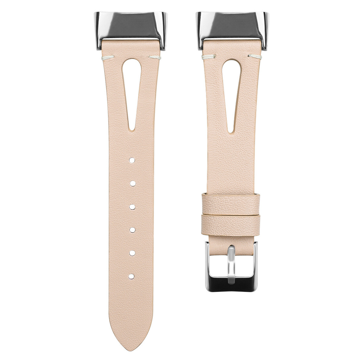 Replacement Leather Buckle Wristband Strap Watch Band for Fitbit Charge ...