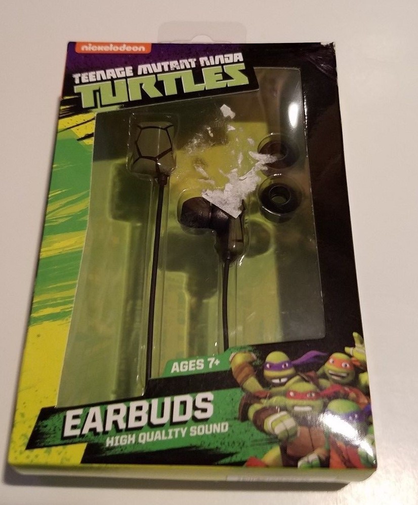 Nickelodeon Brand Teenage Mutant Ninja Turtles Earbuds with High ...
