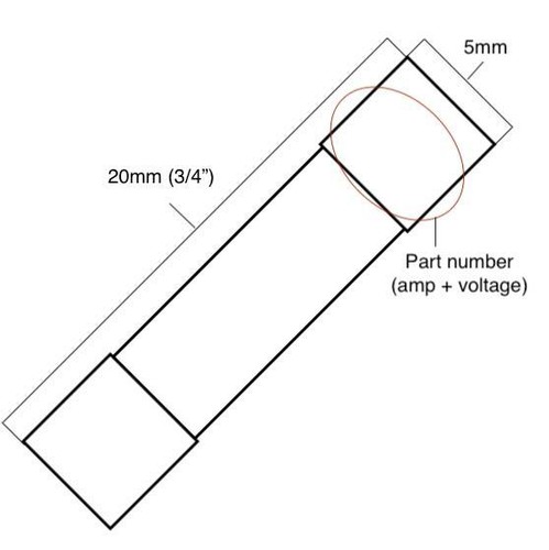 QUALITY USA BRAND!! 5x F4AH250V, F4A 250V, F4 H250V, CERAMIC Fuse ...