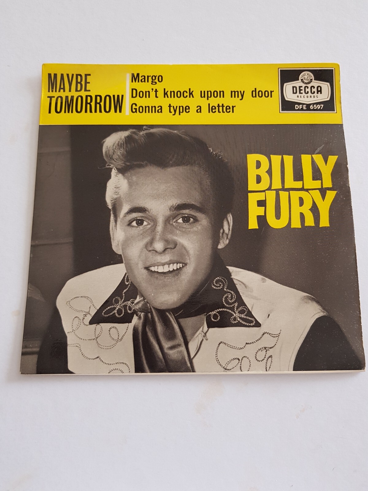 Billy Fury,Maybe Tomorrow EP ,EX+/EX,Decca, Rock n Roll,Rockabilly ...