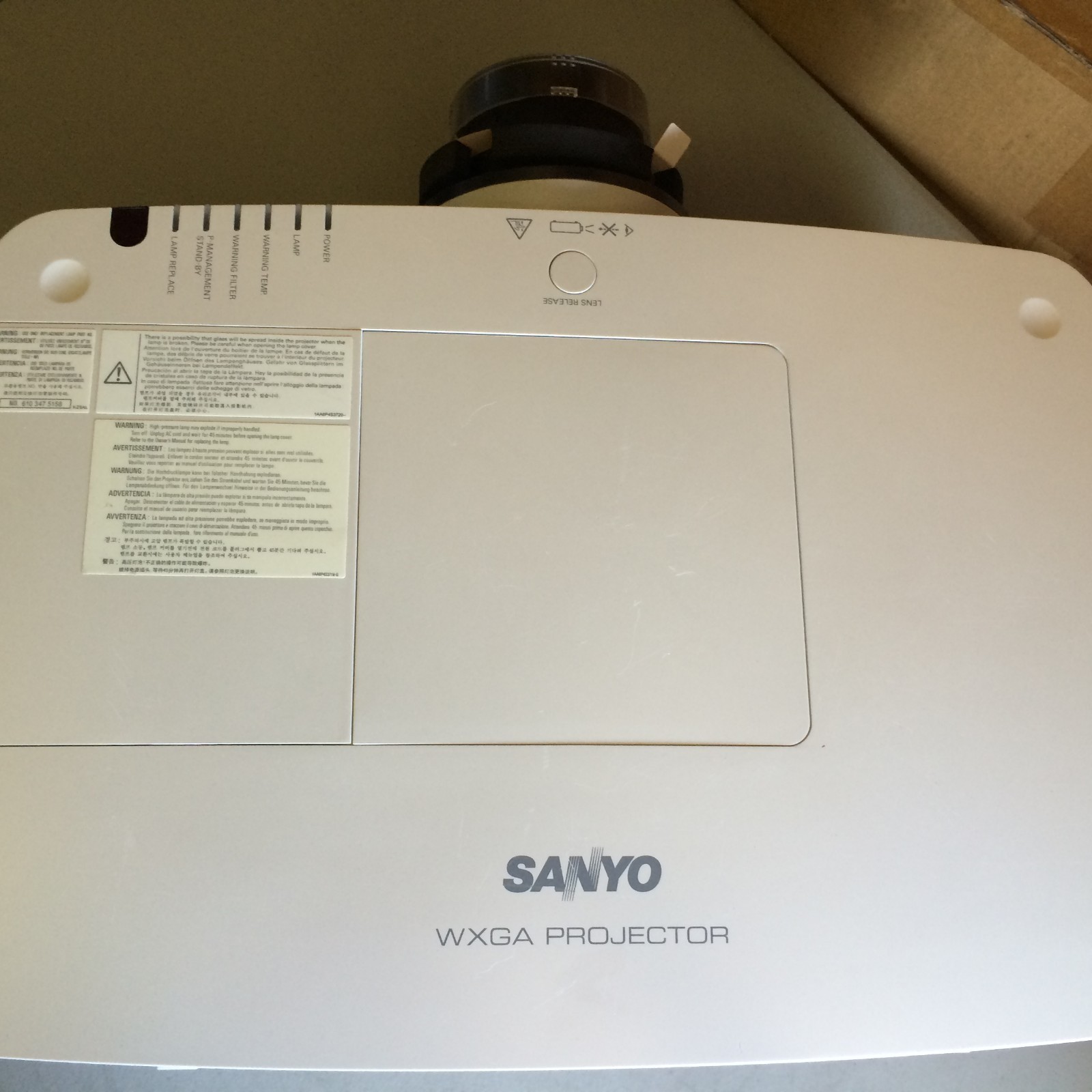SANYO PLC-WM4500 LCD Projector, STANDARD LENS, 4500 LUMENS! 731 ...