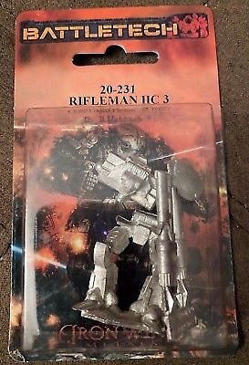 Battletech Rifleman IIc Mech 20-231 (*See Per Order Flat Rate Shipping ...