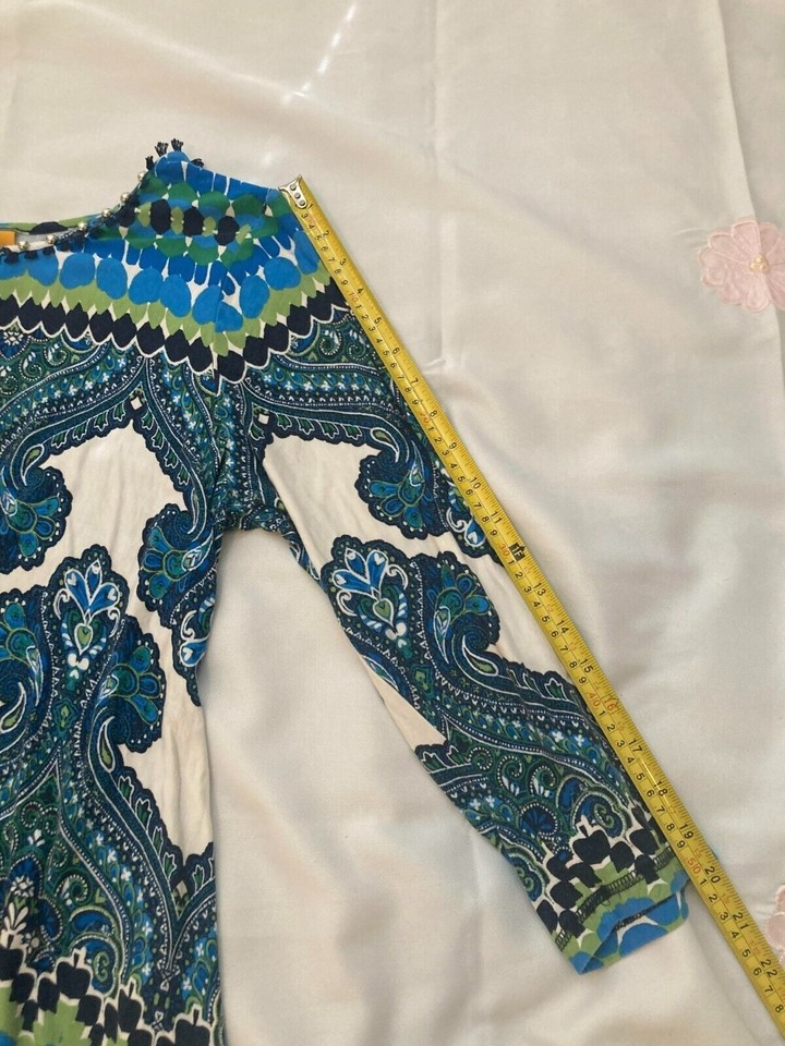 Ruby Rd. Petite PL Pattern Long Cascading Sides Bottom Top (20" Sleeves ...