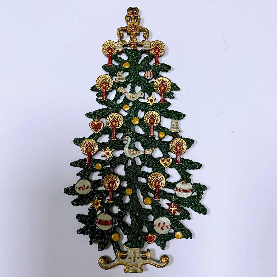 Kuehn Company Pewter Christmas Tree Ornament 6” Metal Bavaria Germany ...