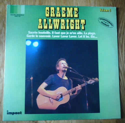 Graeme Allwright Vol 2 Vinyl 1975 Impact 6886 199 | eBay