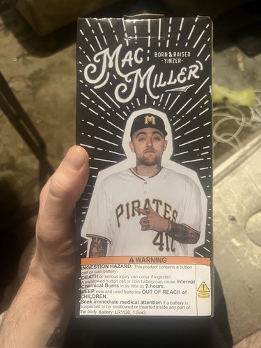 NEW Mac Miller Pittsburgh Pirates Bobble Head, Unopened 7/19/25 | eBay