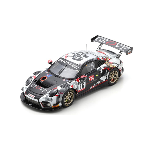 PORSCHE 911 GT3 R N.16 24H SPA 2022 D'SILVA-S.GROVE-B.GROVE-PAYNE 1:43 ...