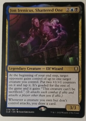 MTG 1x Jon Irenicus, Shattered One NM Commander Legends Battle for ...