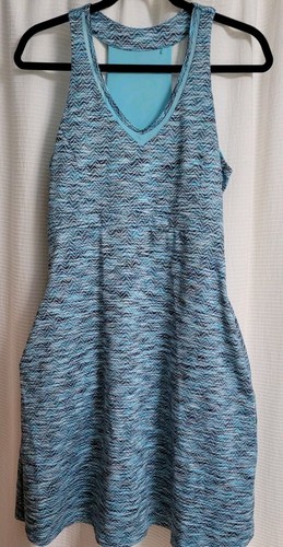 MPG Women’s Travel Dress Support Bra Light Blue Sleeveless Size Med (A3 ...