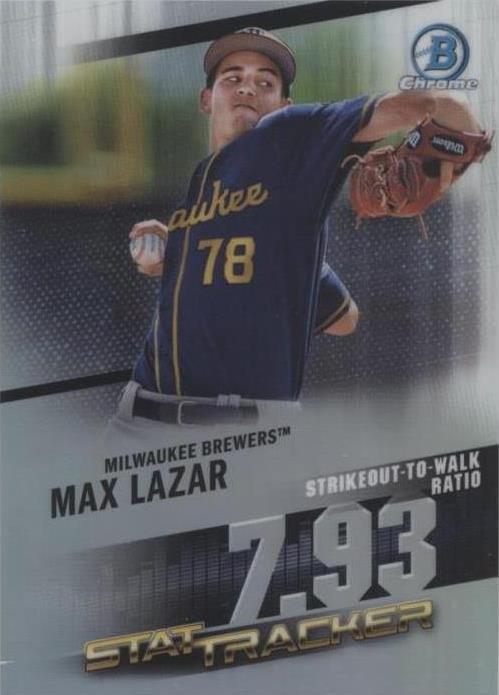 2020 Bowman Chrome - Stat Tracker Max Lazar #ST-5 (RC) for sale online ...