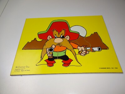 Vintage 1980 Conner Toy 12 Piece Yosemite Sam Wooden Puzzle | eBay