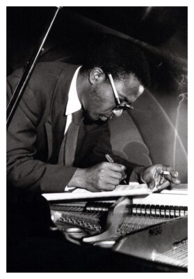 Thelonious Monk Poster, Smoking at the Piano, Jazz Musician, Thelonious ...