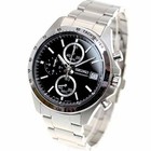 SEIKO Watch SPIRIT SBTR005 Chronograph Quartz Men's Stainless Steel 100 ...