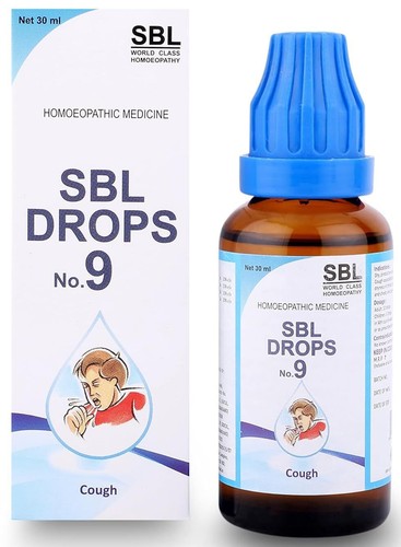 SBL - Drops No.9 - For Cough & Congestion- Homeopathic Medicine- 30ML/1 ...
