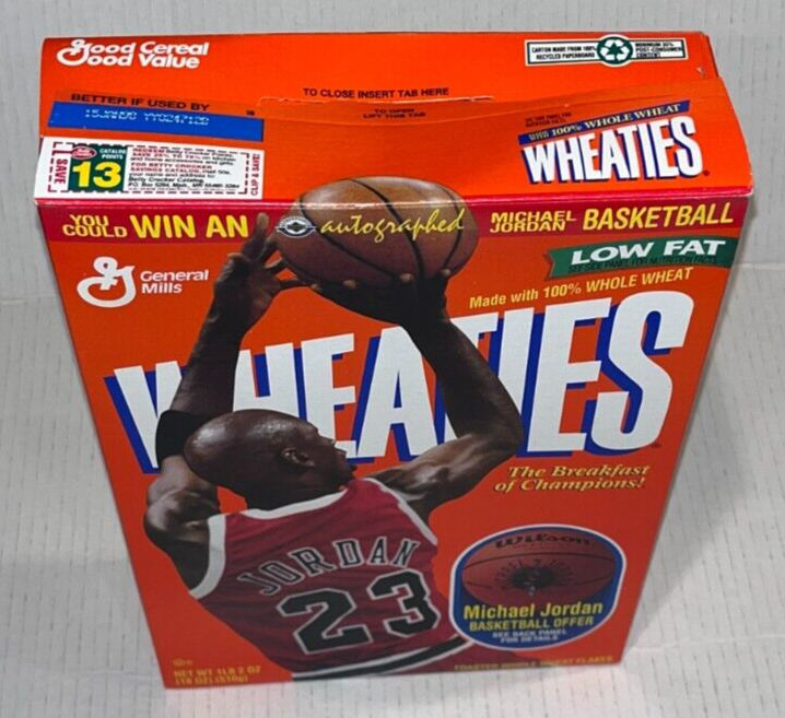 MICHAEL JORDAN / WHEATIES BOX (Chicago Bulls, Dated 1997, Empty) | eBay