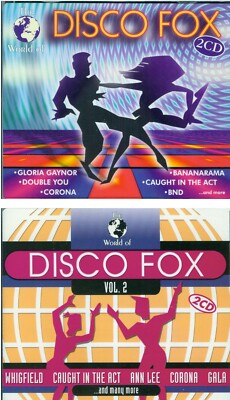 The World of Music - Disco Fox Vol. 1 & 2 - 4 CDs in 2 zweier Boxen ...