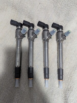 SET OF 4 DIESEL FUEL INJECTORS FORD RANGER TRANSIT MK7 CUSTOM 2.2 TDCI ...