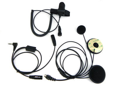 2.5mm Full Face Close Motorcycle Helmet Headset PTT for Cobra PR375 ...
