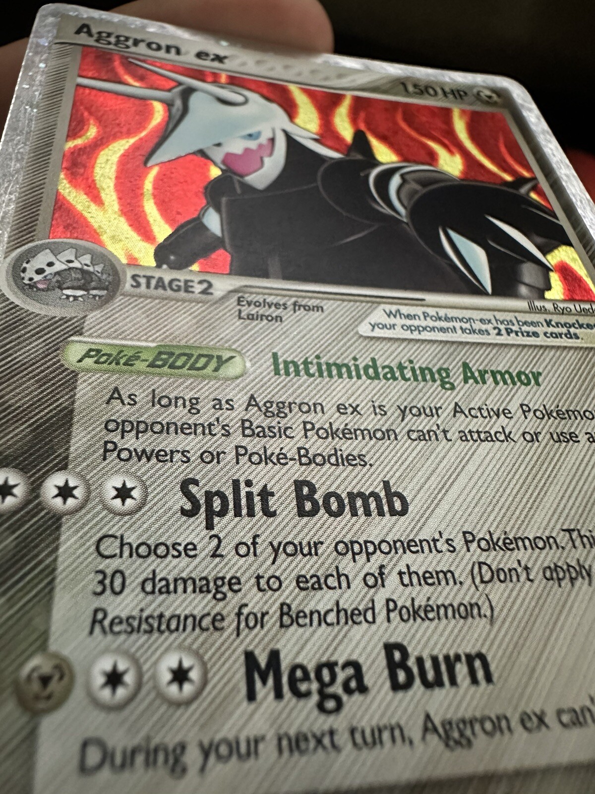 Pokémon TCG Aggron EX Crystal Guardians 89/100 Holo Rare LP/MP (See ...