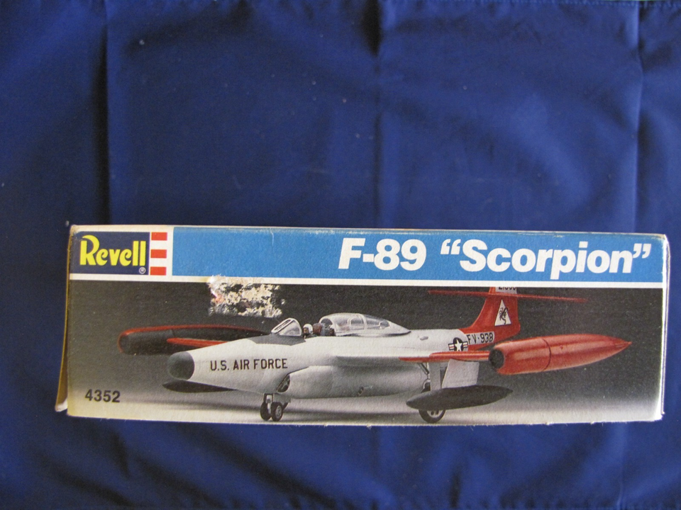 Revell Brand. F-89 "SCORPION" Kit #4352. (sealed kit) | eBay