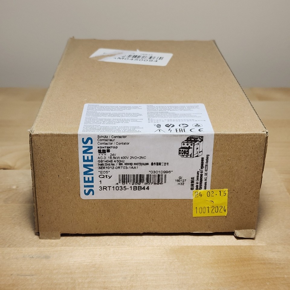 Siemens 3RT1035-1BB44 Power Contactor 24VDC | eBay