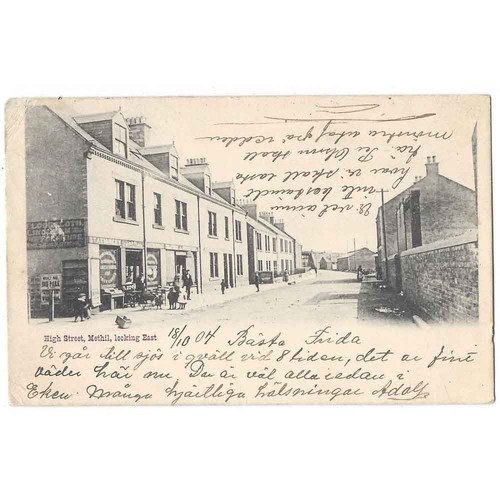 METHIL High Street Looking East, Fife Postcard by GWW Postally Used | eBay