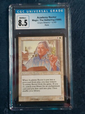 # Academy Rector #CGC Graded ( 8.5 ) Urza's Destiny - MTG CARD | eBay