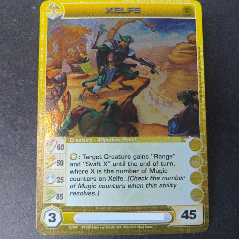 Overpowered Creatures 3/5 Max Stats Chaotic TCG | eBay