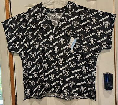 Los Angeles Raiders Scrub Top XXX-Large Butterick #B4946 Homemade NEW ...