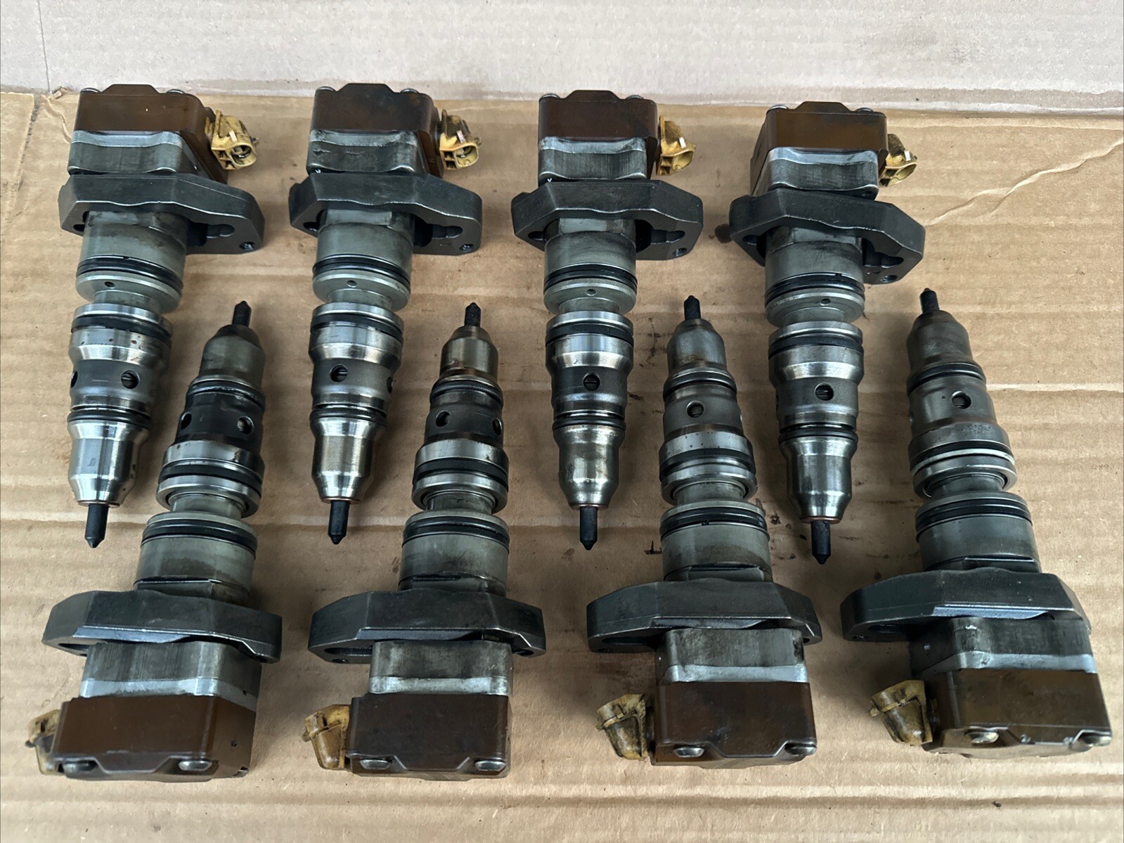 Set OF 8 AB Ford 7.3L F-250 F-350 Powerstroke Diesel Fuel Injectors ...