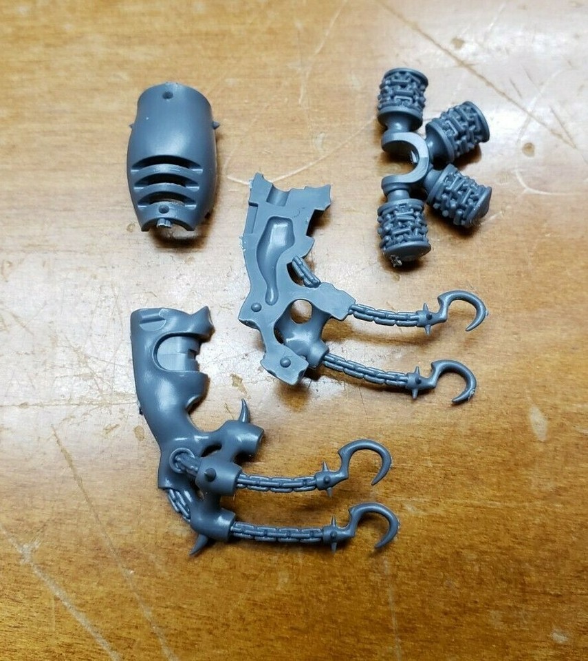 Warhammer 40k Drukhari Bits Talos Chronos Chain Flails | eBay