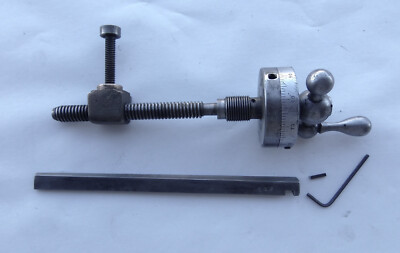 South Bend 16 inch lathe large dial compound rest screw asseembly w/gib ...