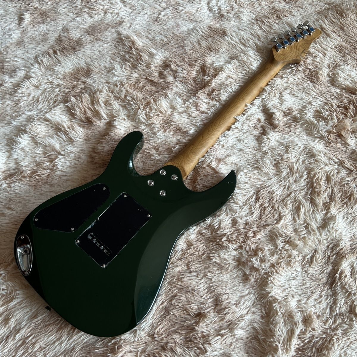 Dark Green Electric Guitar Carbonized Maple Neck Double Single Double Pickups | eBay