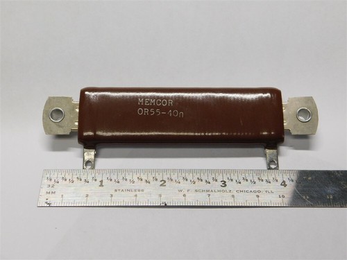 Memcor OR55-40 40 Ohm 55W 5% Power Wirewound Resistor Flat Standoff ...