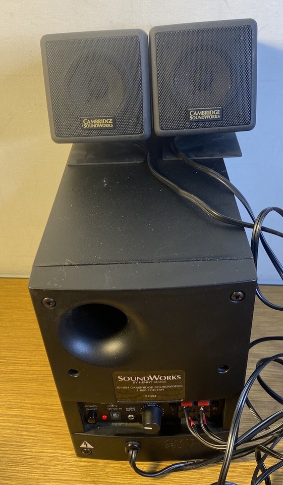 Marlboro Bag W/Cambridge SoundWorks 1994 Speaker Set By Henry Kloss “Nice” | eBay