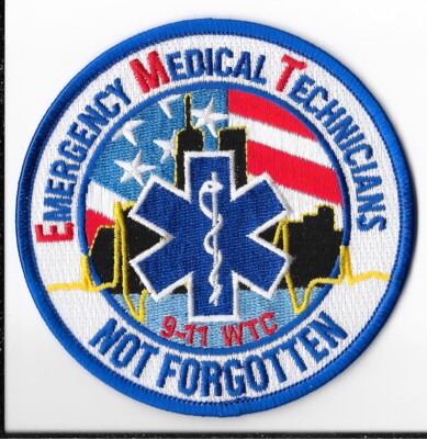 New York Fire Department (FDNY) 9-11-01 WTC EMT Patch V6 | eBay