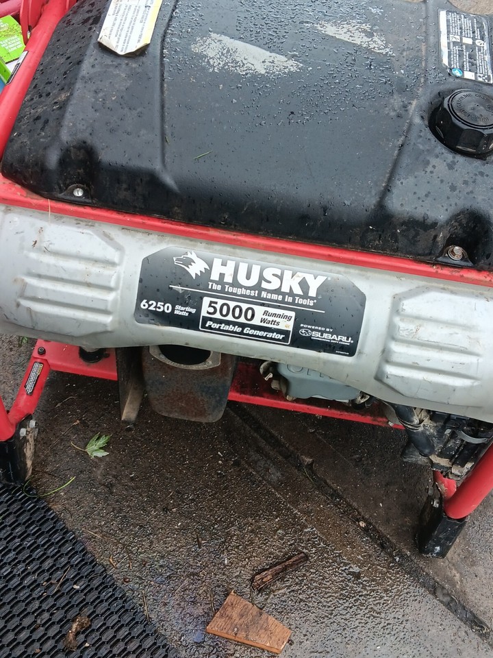 Husky 5000 Running Watts And 6250 Starting Watts | eBay