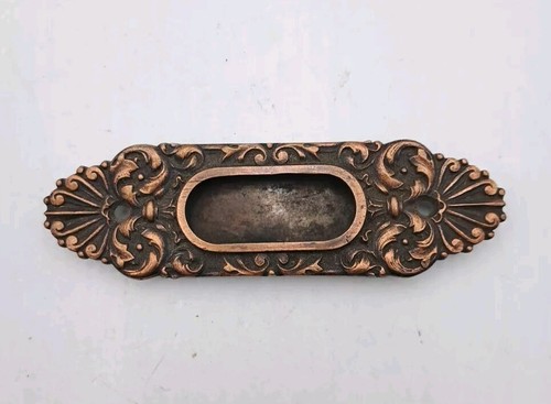 Antique Ornate Brass Recessed Window Sash Lift Pull Hardware | eBay