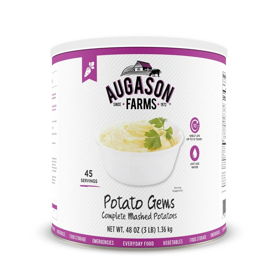 Augason Farms Potato Gems Complete Mashed Potatoes No. 10 Can | eBay