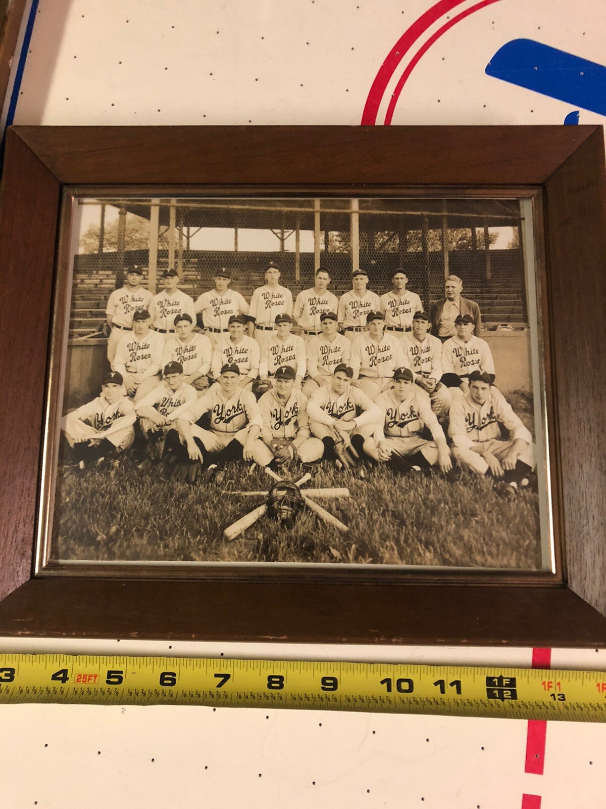 Antique 1944 York White Roses Pa Baseball Team Photo Vintage Picture I ...