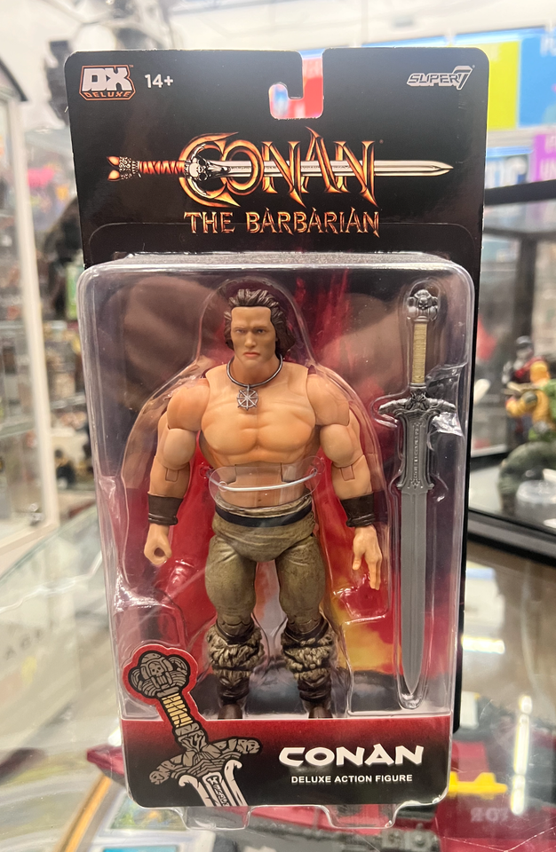 Conan The Barbarian Deluxe Iconic Pose - 7" Conan Action Figure with ...