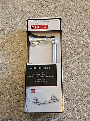 Delta Woodhurst Chrome Tissue Holder Model 73250 New in packaging | eBay