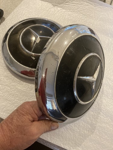 MERCEDES BENZ 13" WHEEL HUBCAPS DRESS RIMS W110 W111 W121 190 190SL ...